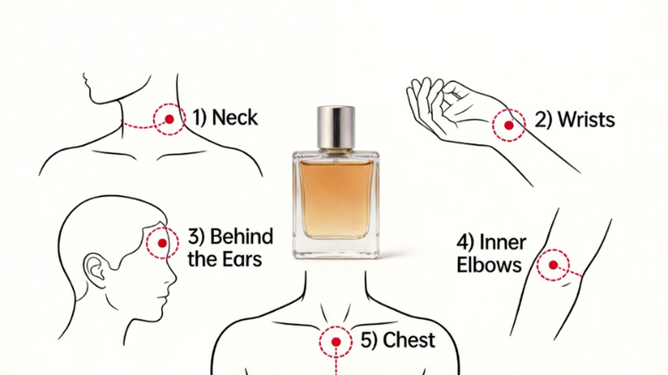 What Are the Pulse Points for Cologne?